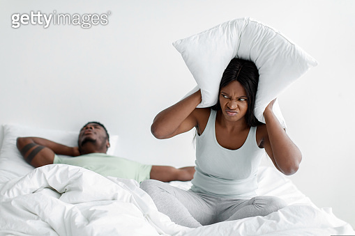 Despaired sad millennial african american lady freaking out, sits on ...