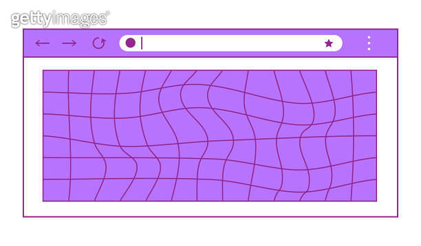 Web browser window in y2k style. Old computer aesthetic (1849189333 ...