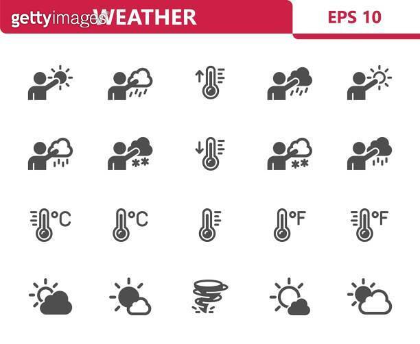 Weather Icons - Forecast, Weatherman, Weather Man, Meteorologist ...