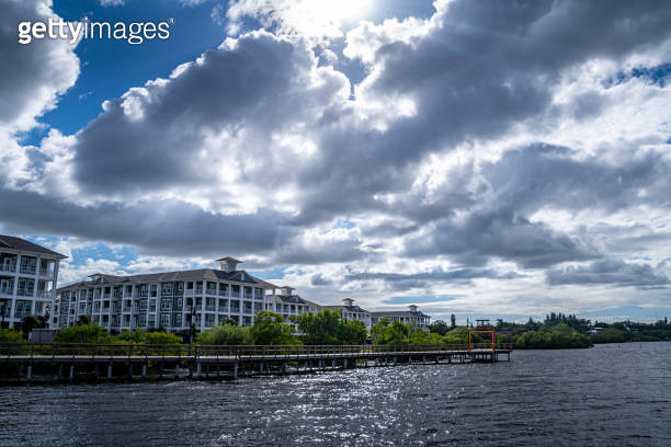 Scenes along Bradenton Florida Riverwalk East in Southwest Florida ...