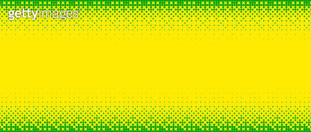 Pixelated bitmap gradient texture. Yellow and green dither pattern ...