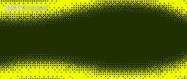 Pixelated bitmap wave gradient texture. Yellow green dither pattern ...
