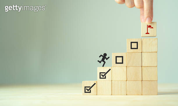 Work in progress concept. Goals, targets, tasks tracking. Goals ...