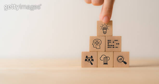 Predictive Analytics Business Forecasting Data Visualization Concept