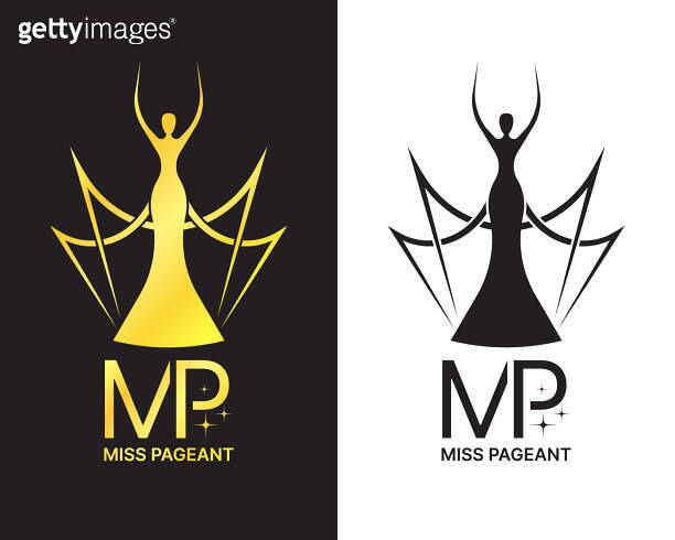 Miss pageant sign - Black and gold tone The beauty queen pageant raise ...