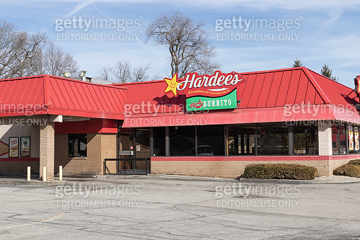Hardee's fast food restaurant location. Hardee's is operated by CKE and ...