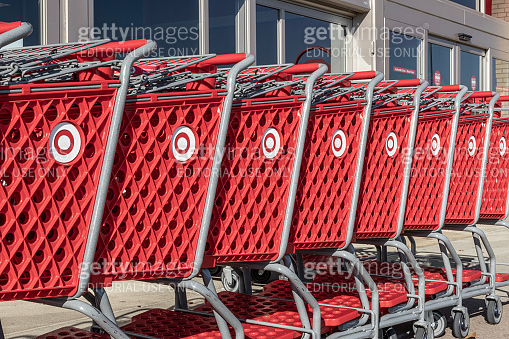 Target department store. Target is a retail chain offering home goods ...