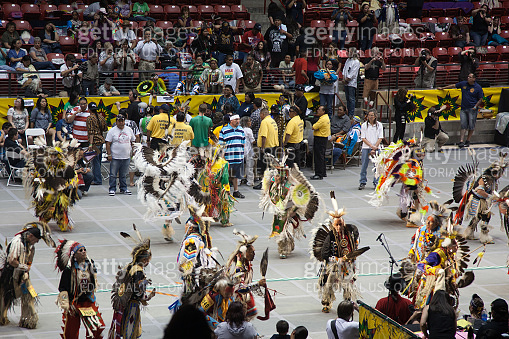 indigenous north american culture dancers at festival in Albuquerque ...