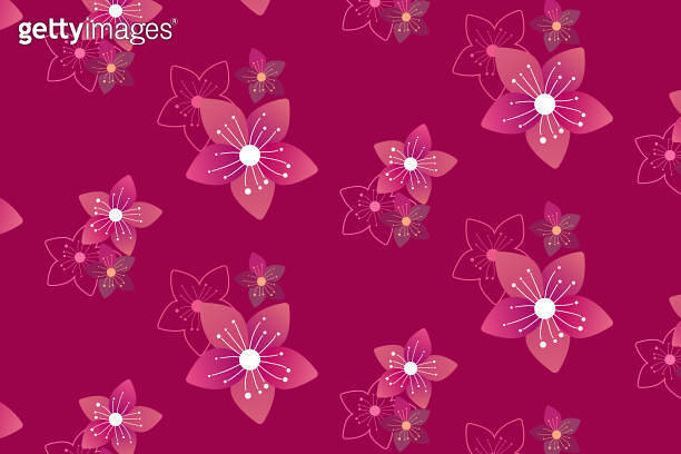 Taiwanese traditional Hakka style floral cloth design, tung flower ...