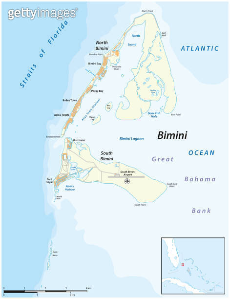 Vector map of Bimini Island, The Bahamas (1776110533) 일러스트, 무료 일러스트 ...