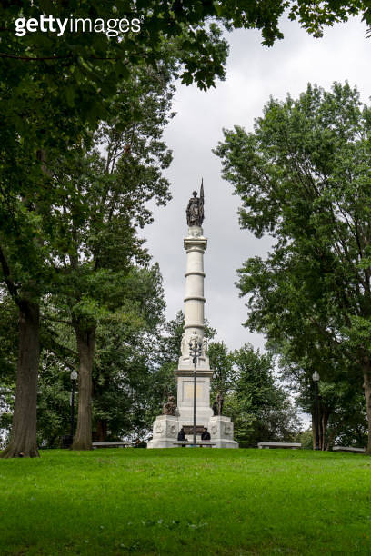 Boston: statue Soldiers and Sailors Monument for the fallen soldiers by ...