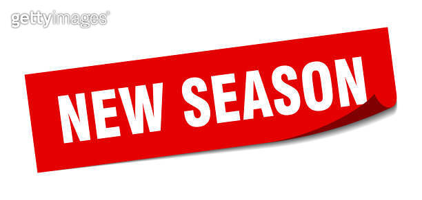 new season sticker. square isolated label sign. peeler 이미지 (1500258967 ...