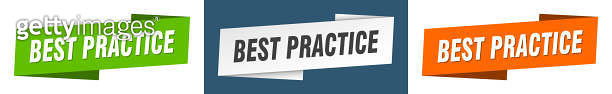best practice banner. best practice ribbon label sign set (1499501295 ...
