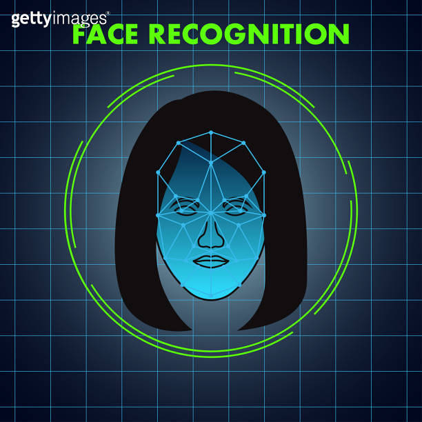 Human Face Recognition Scanning System Vector Illustration 이미지 1481853930 게티이미지뱅크