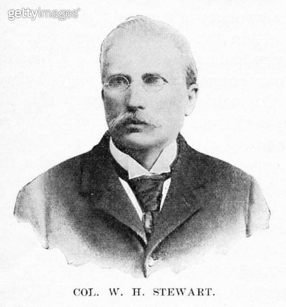 Confederate Colonel William Henry Stewart Portrait, 19th Century ...