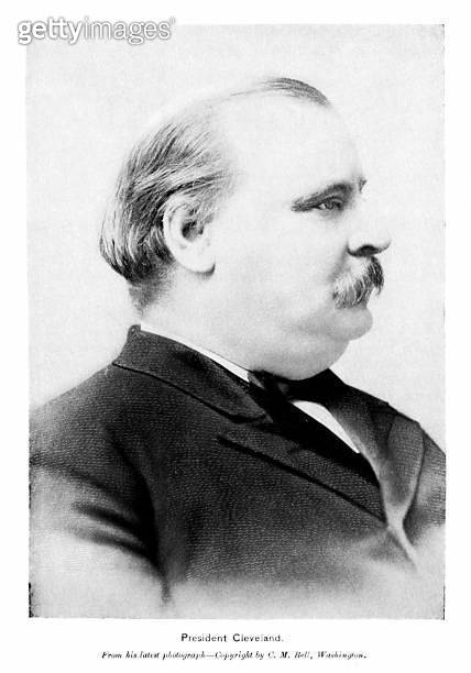 Grover Cleveland Photo Portrait, 22nd and 24th President of the United ...