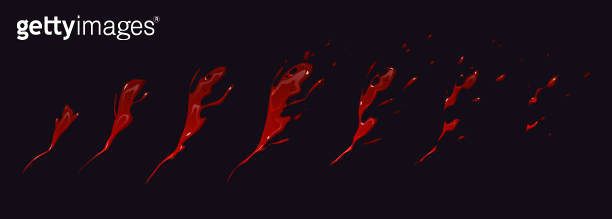 Blood splash animation sprite sheet dynamic motion (1464135707) 일러스트 ...