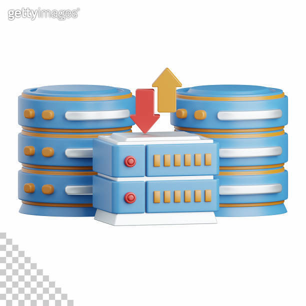 3d Rendering Database Isolated Useful For Technology Programming Development Coding Software 