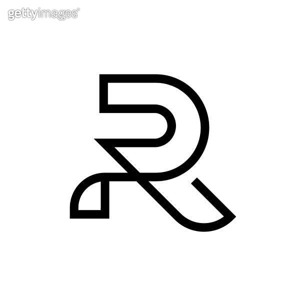 Simple letter R logo design template (1487402923) - 게티이미지뱅크