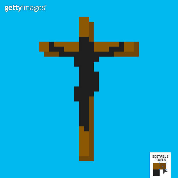 Symbol of Jesus Christ on the cross. Crucifixion. Religious image ...