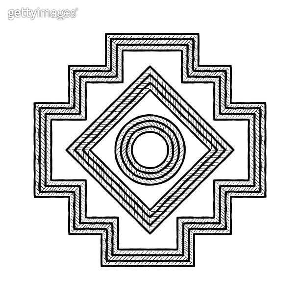 Inca Cross Chakana, Inti Raymi Ecuador, Peru emblematic symbol of an ...