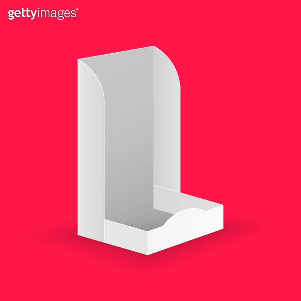 Product display. 3d vector illustration isolated on white background ...
