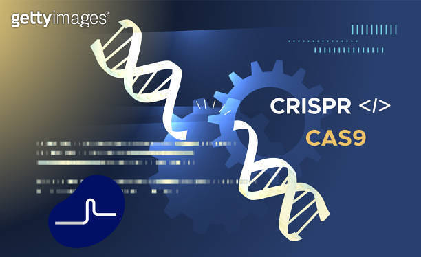 Genetics Research - Gene Editing and Modifying DNA Helix - CRISPR-CAS9 ...