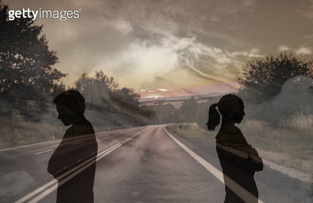 Man and woman fighting arguing, not getting along. Disagreement. 이미지 ...