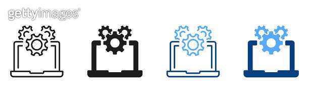 Software Service Symbol Collection. Settings and Configuration of ...