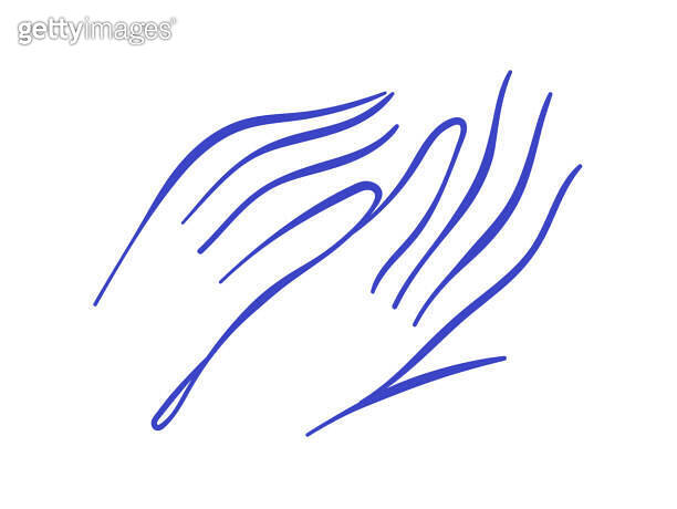 Continuous one line drawing abstract hand 이미지 (1509992734) - 게티이미지뱅크