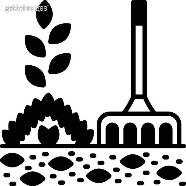 Adjustable Garden Rake for Leaves concept, bamboo teeth hand-rake ...