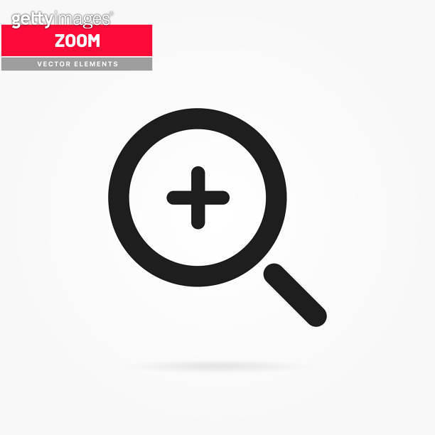 Zoom in and zoom out icons. Simple zoom in zoom out symbol. Magnifier ...