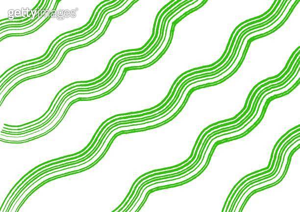 Abstract art white background with wavy green color lines. Backdrop ...