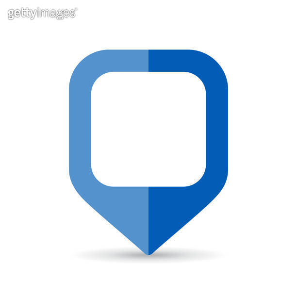 Simple square map pin marker 이미지 (1839824385) - 게티이미지뱅크