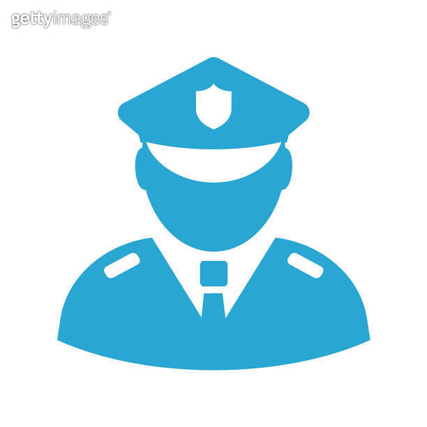 Policeman in uniform icon, police officer vector pictogram 이미지 ...
