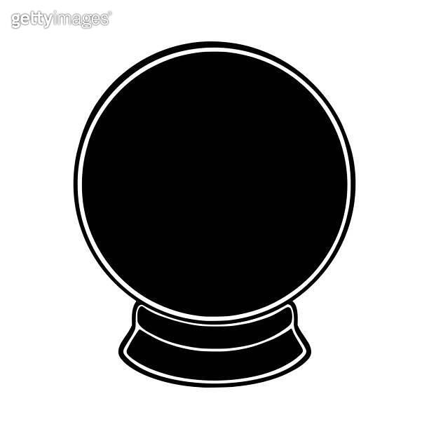 Crystall ball for magic oracle sessions. Witch spiritual ball with ...