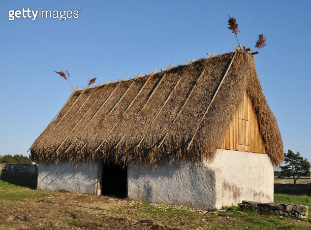 Old sheep barn in Gotland, Sweden 이미지 (1449053989) - 게티이미지뱅크
