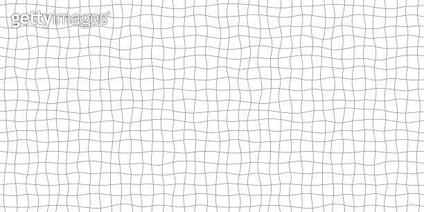 Hand drawn square grid seamless pattern. Handdrawn irregular checks ...
