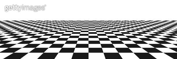 Chess perspective floor background. Black and white chessboard ...