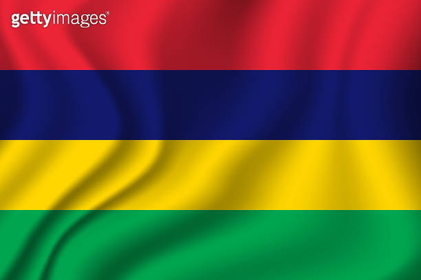 Flag of Mauritius. Mauritian national symbol in official colors ...