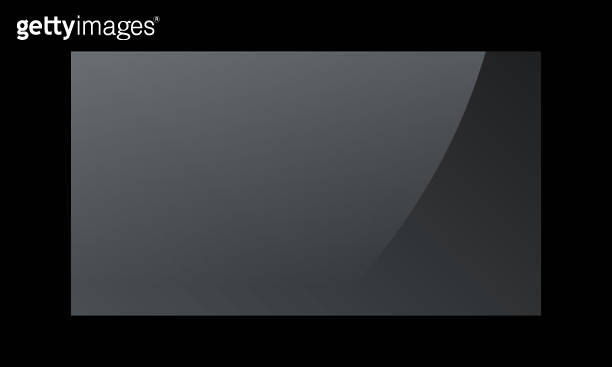 Transparent shiny glass plate. Screen reflection vector illustration on ...