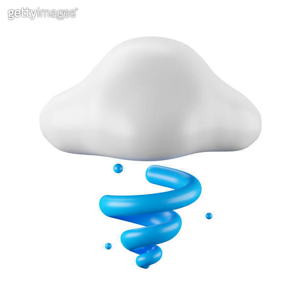 3d icon rendering of storm day, weather forecast. 이미지 (1587124379) - 게티 ...