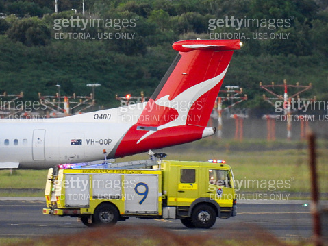 Qantas Fire Engine Emergency 이미지 (1861644546) - 게티이미지뱅크