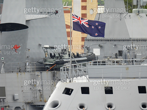 HMNZS Aotearoa and HMAS Warramunga (1814149168) - 게티이미지뱅크