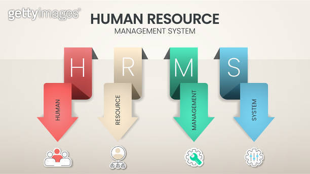 Human Resource Management System (HRMS) strategy infographic diagram ...