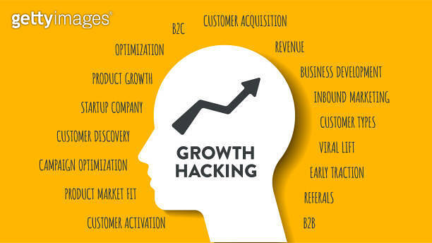 Growth Hacking analyzing data strategy infographic diagram presentation ...