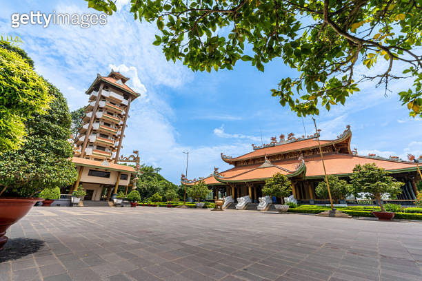 View of Ben Duoc Temple, Cu Chi Tunnel, Ho Chi Minh city, The historic ...