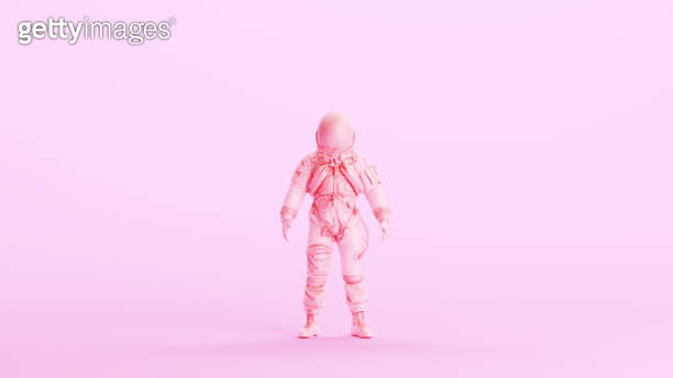 Pink spaceman astronaut cosmonaut escape suit helmet space suit classic ...