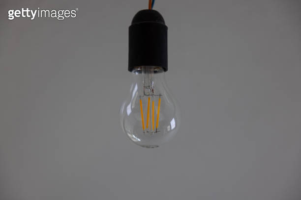 A light bulb as a symbol for the energy crisis, which has become worse ...