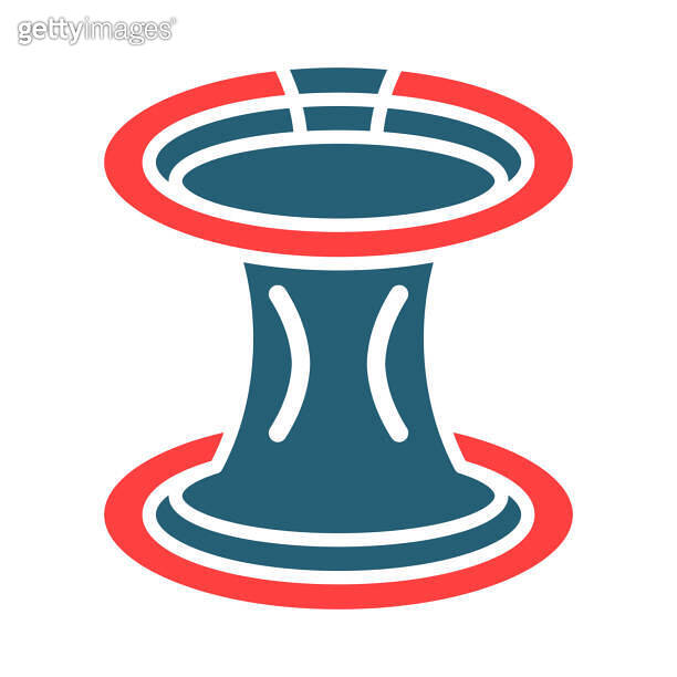 Wormhole Vector Glyph Two Color Icon For Personal And Commercial Use ...